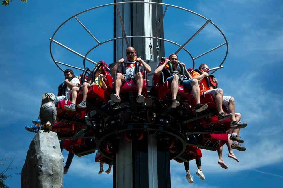 Freifallturm Ritterschlag - Attraktion in Bayern